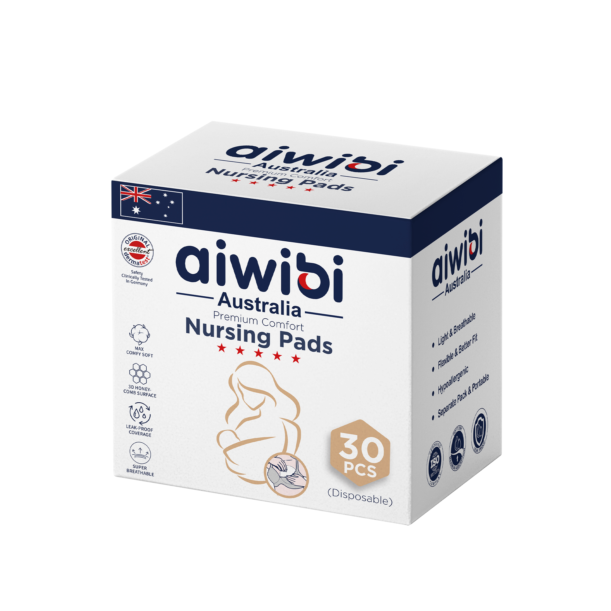 Aiwibi Premium Comfort Nursing Pad (30's) – Aiwibi Malaysia